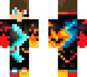 fire bender | Minecraft Skin