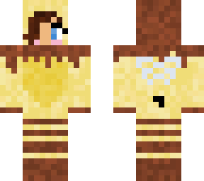 Girl Honey Bee | Minecraft Skin