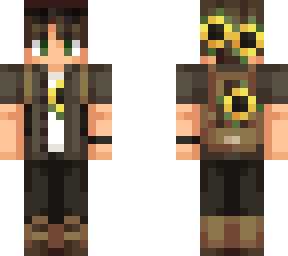Hiking through the sunflower fields - CE | Minecraft Skin