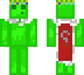 King slime with cape | Minecraft Skin