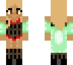 Nicki Minaj Green Jacket | Minecraft Skin