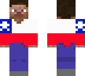 Steve Chile Flag | Minecraft Skin