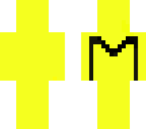 yellow M logo skin | Minecraft Skin