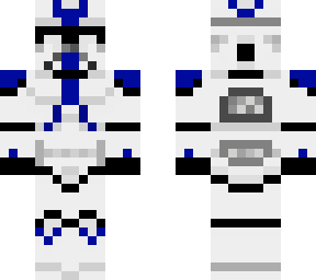 501st Legion Clone Trooper [Phase Two] V2 | Minecraft Skin