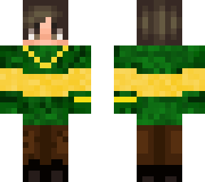 Chara skin guy classic arms | Minecraft Skin
