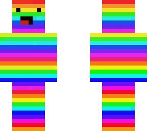 rainbow derp | Minecraft Skins