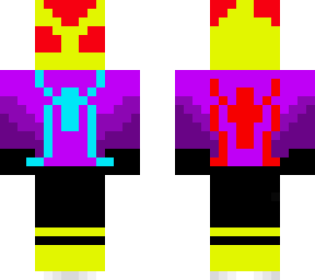 drippy spider man | Minecraft Skin