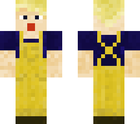 facing forwards dungarees | Minecraft Skin