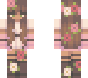 Flower Girl Minecraft Skin