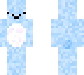 Fuzzy blue monster | Minecraft Skin