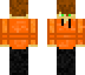 Orange Jumper skin | Minecraft Skin