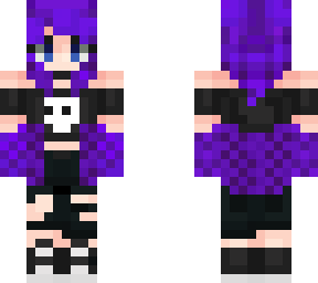 Purple Emo | Minecraft Skin