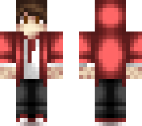red hoodie | Minecraft Skins