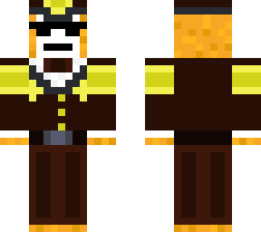 BattleBlock Theater Cat Guard Skin (with sunglasses) | Minecraft Skin