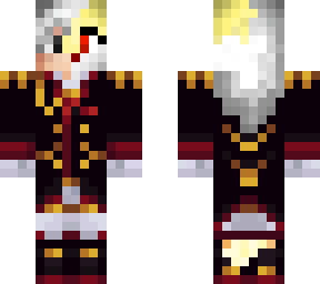 Delphi in Delphox half form | Minecraft Skin