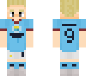 football haaland | Minecraft Skins
