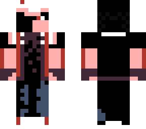 FNF Glitchy Red | Minecraft Skin