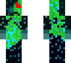 Sculk infected creeper | Minecraft Skin