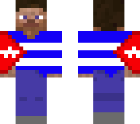 Steve Cuba Flag | Minecraft Skin