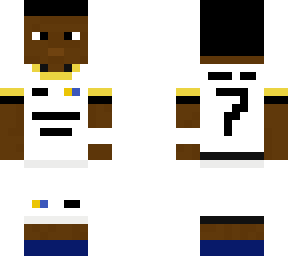 Vinicius Jr Real Madrid 23/24 homekit | Minecraft Skin