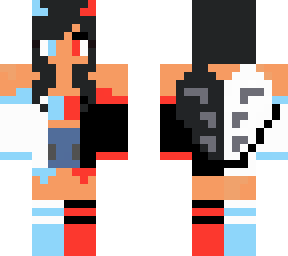 Aphmau (half angle half demon) | Minecraft Skin