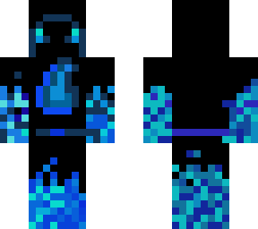 blue fire | Minecraft Skin