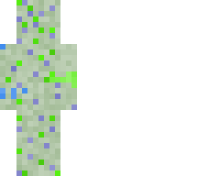 Minecraft Papercraft Emerald Sword