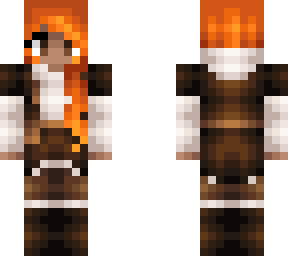 Ginger Viking Girl | Minecraft Skin