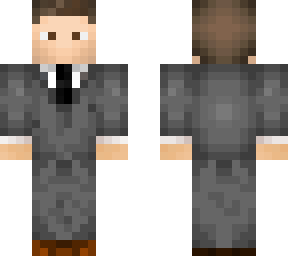 Harvey Specter Gray Suit (without lips) | Minecraft Skin