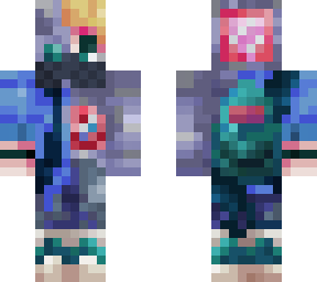 pro tech skin with robot uptade | Minecraft Skin