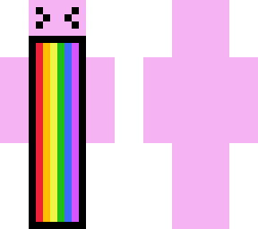 Rainbow Puke Guy | Minecraft Skin