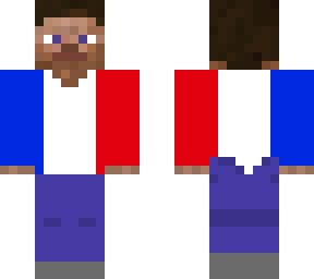 Steve France Flag | Minecraft Skin