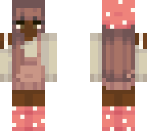 mushroom girl black | Minecraft Skins