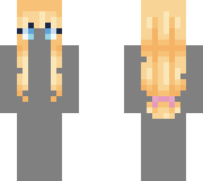 blonde ponytail | Minecraft Skins