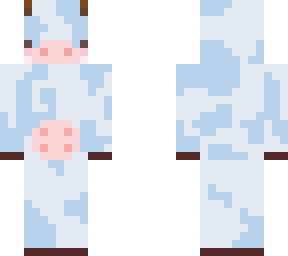 Minecraft Blue Cow Skin