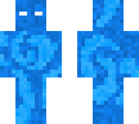 Fluctus | Water Elemental | Minecraft Skin