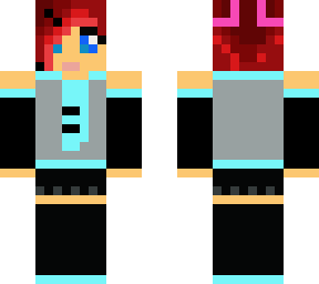 Oresawn bikini girlfriend Hatsune miku cosplay | Minecraft Skin