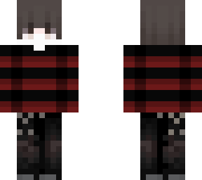 red sweater eboy cute | Minecraft Skin