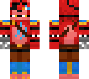 Rockstar Foxy | Minecraft Skin