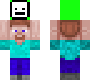 Steve Carrying Dream | Minecraft Skin