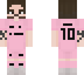 Lionel Messi - Inter Miami FC Home Kit | Minecraft Skin