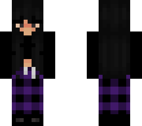 purple emo girl | Minecraft Skins