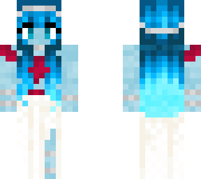 Cyan Blue Queen | Minecraft Skin