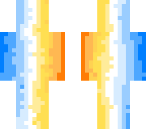 Fire and Ice gradient | Minecraft Skin