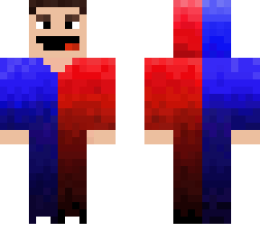 RED AND BLUE | Minecraft Skin