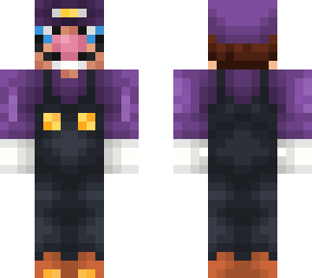 Waluigi | Minecraft Skin