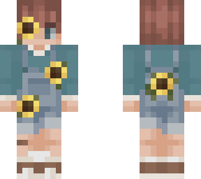 Blue sunflower boy new outfit with sunflower over eye ib for outfit by ...