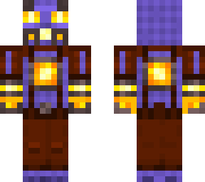 Demon man lava dude | Minecraft Skin