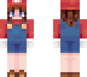 Girl Mario | Minecraft Skin