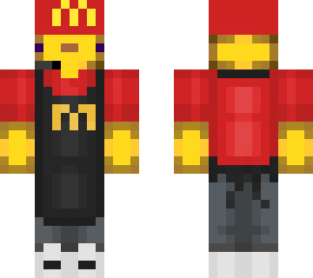 MC axo worker gold | Minecraft Skin